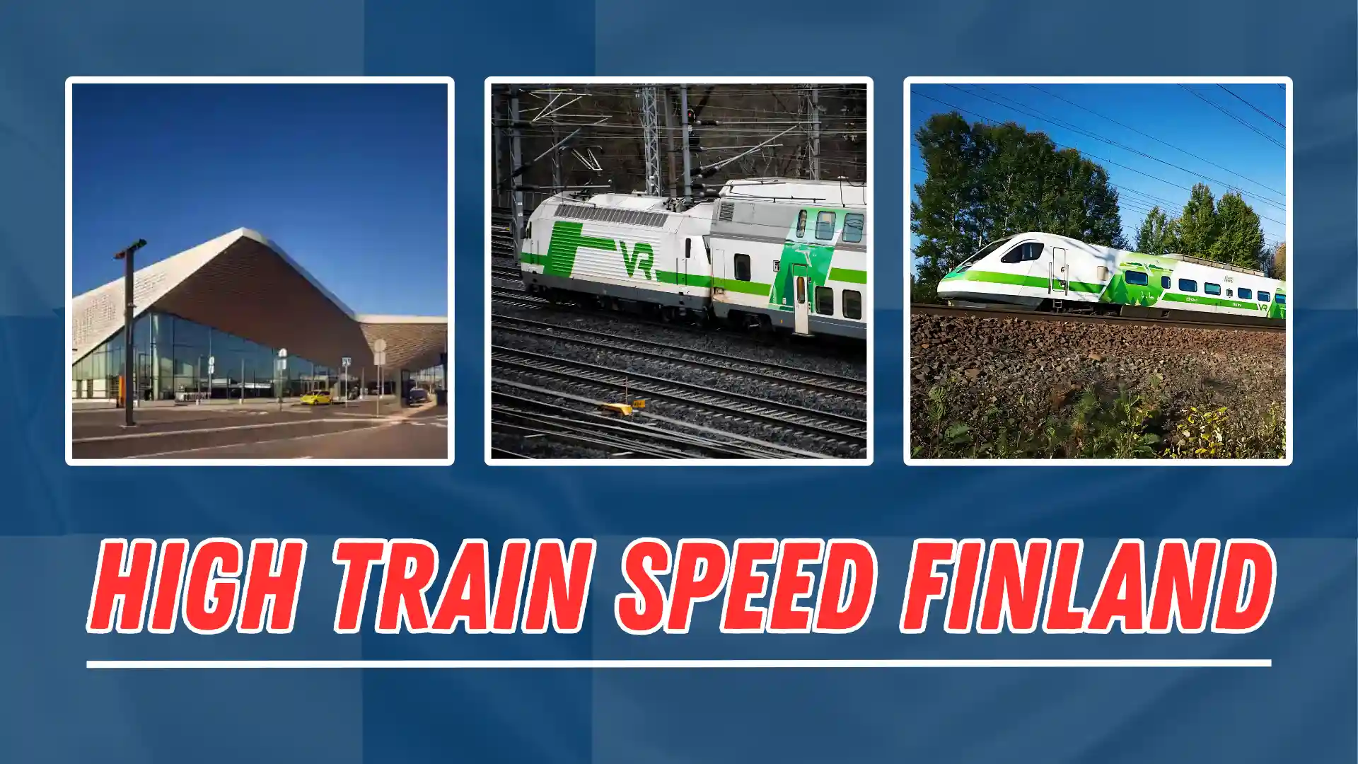 High Speed Train Finland | Fastest Bullet Trains October 2025